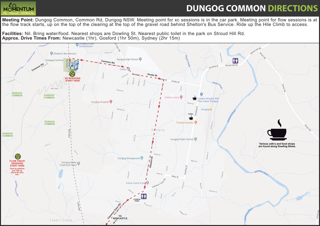 Dungog Common MTB Trails - Momentum Is Your Friend